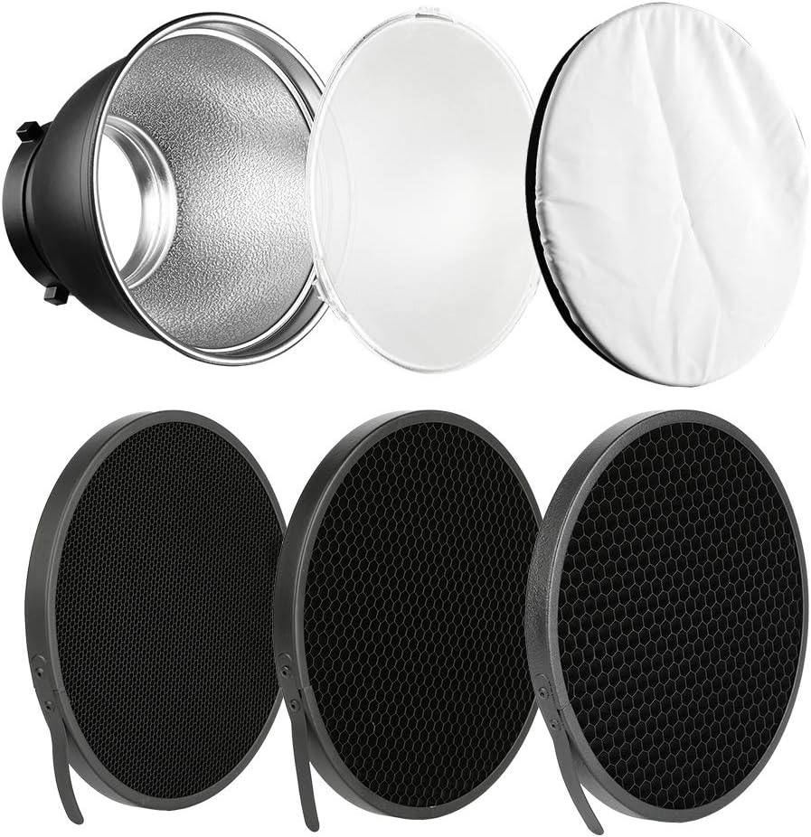 Amazon.com : Soonpho 7" Standard Reflector Diffuser Lamp Shade Dish ...