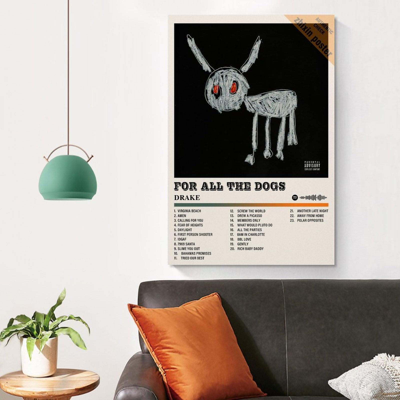 Snapklik.com : DOKTor Rapper Drake Poster For All The Dogs Album Cover ...