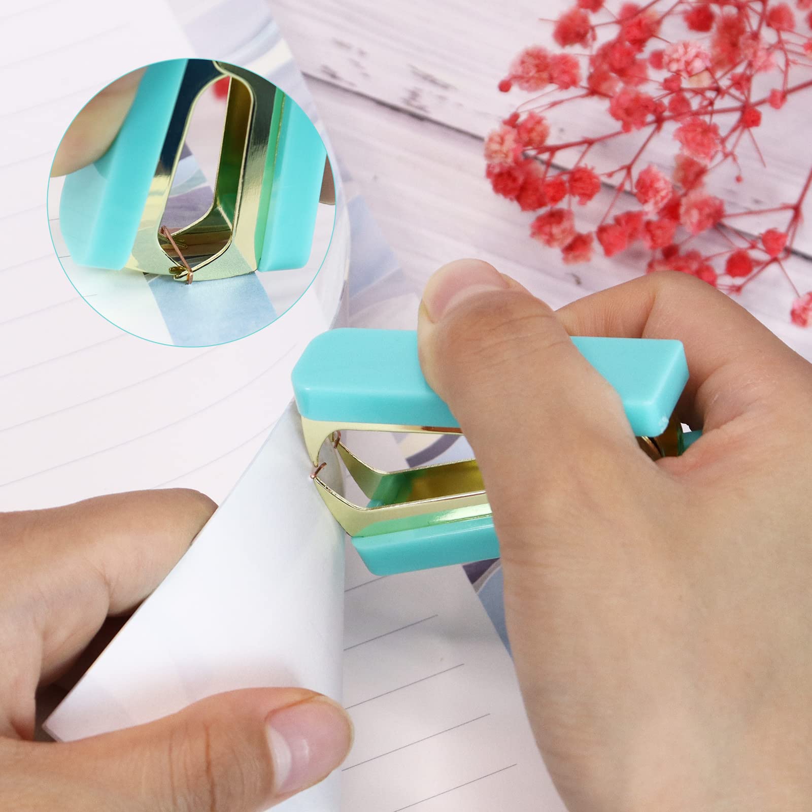 Snapklik.com : Mini Staple Remover Blue Professional Staple Puller For ...