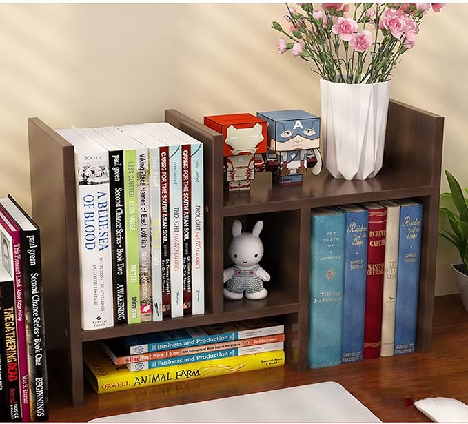 Amazon.com: VOVCIG Desktop Organizer Office Storage Rack Adjustable ...