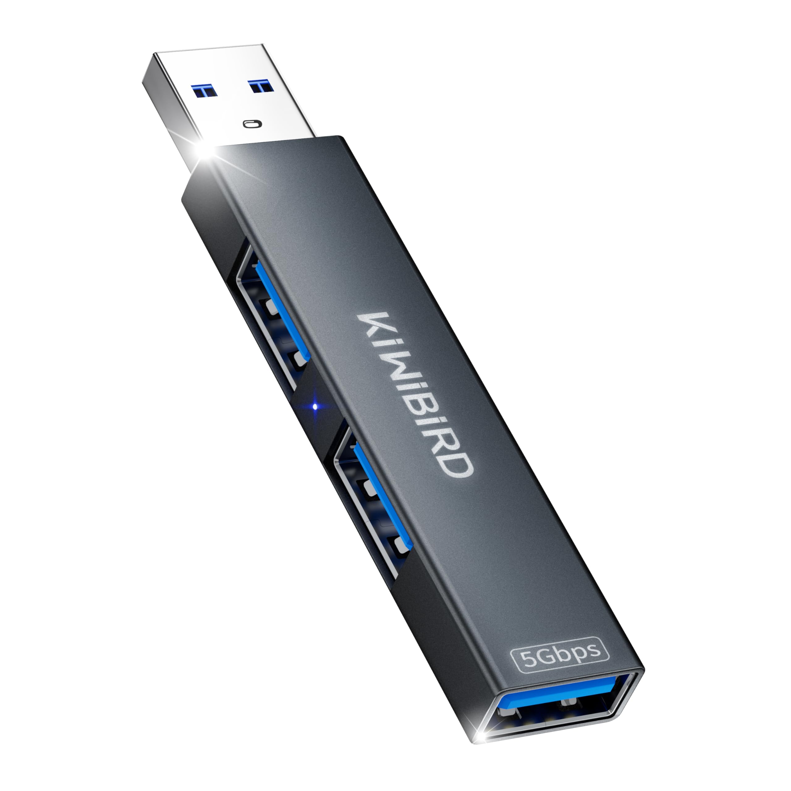 KiWiBiRD Hub USB Ultra Fin avec Multi Ports (1 USB 3.0, 2 USB 2.0 ...