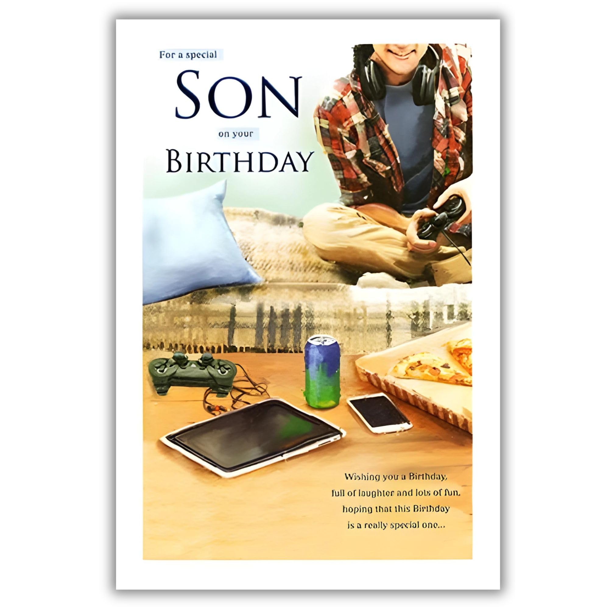 Son Birthday Card - Special Son - Gamer Boy - Special Finish and ...