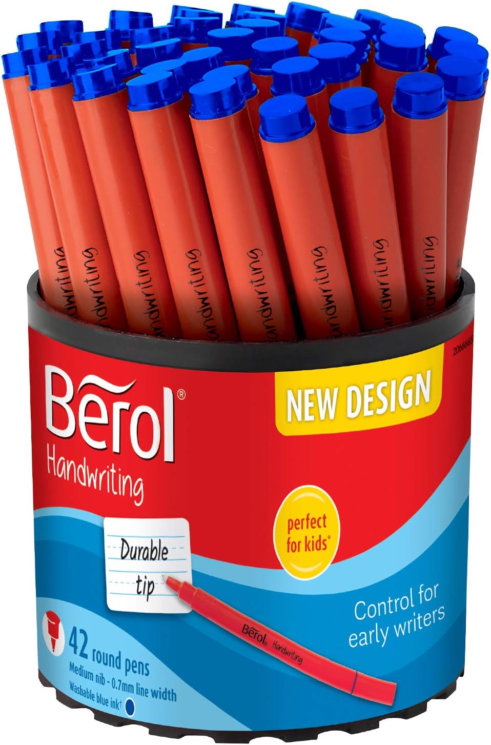Berol Handwriting Pens Dark Blue Box of 12 by Berol : Amazon.co.uk ...
