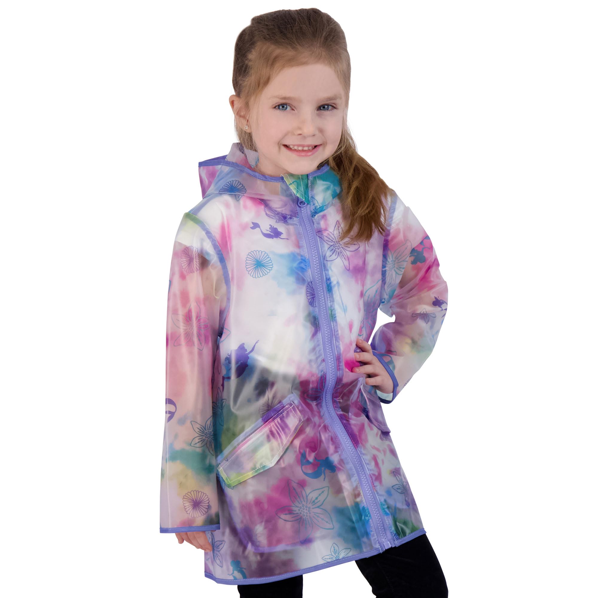 Snapklik.com : Girls Rain Coat - Disney Princess Toddler Raincoat For 2 ...