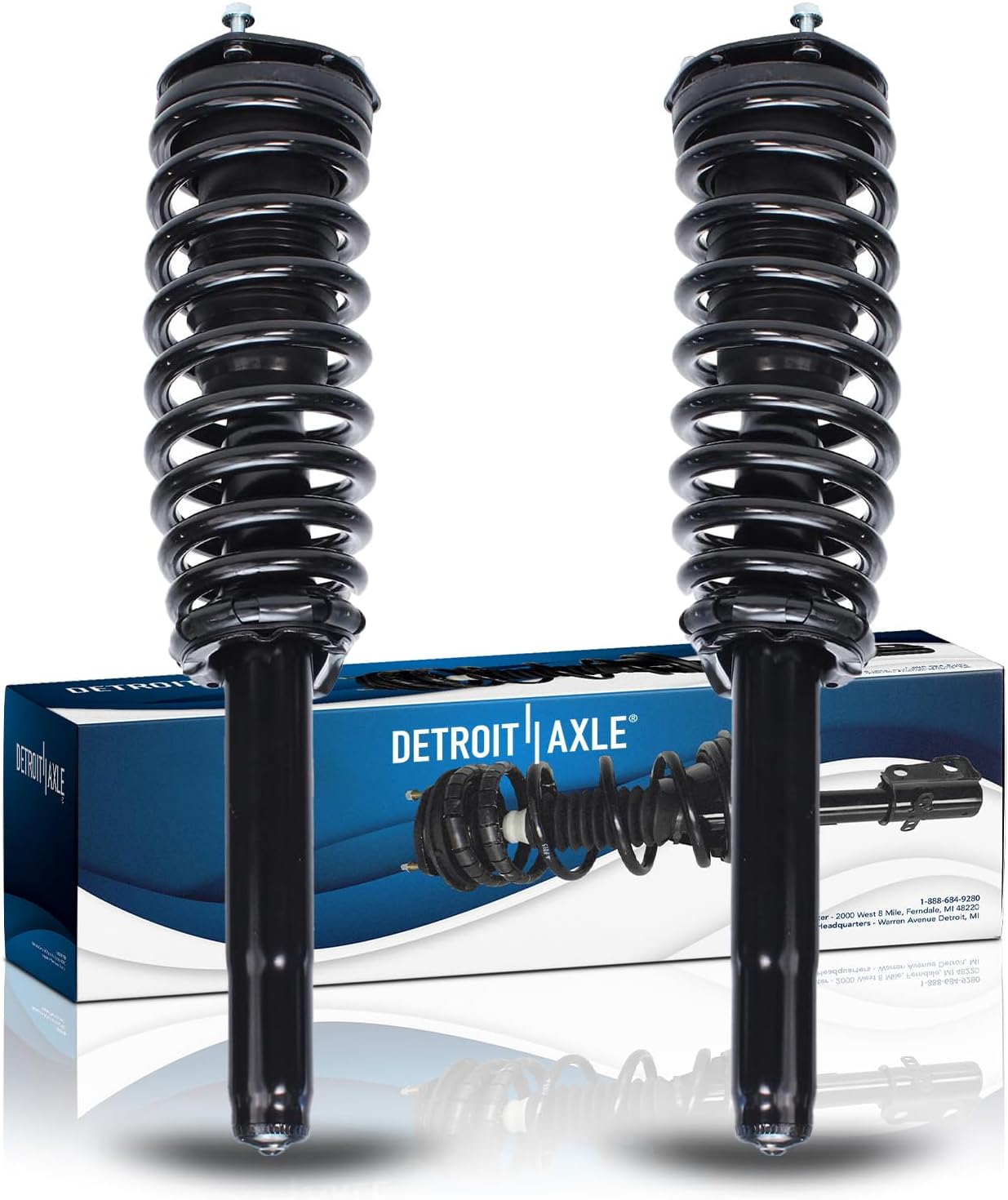 Amazon.com: Detroit Axle - Front Struts for V6 2010-2012 Ford Fusion ...