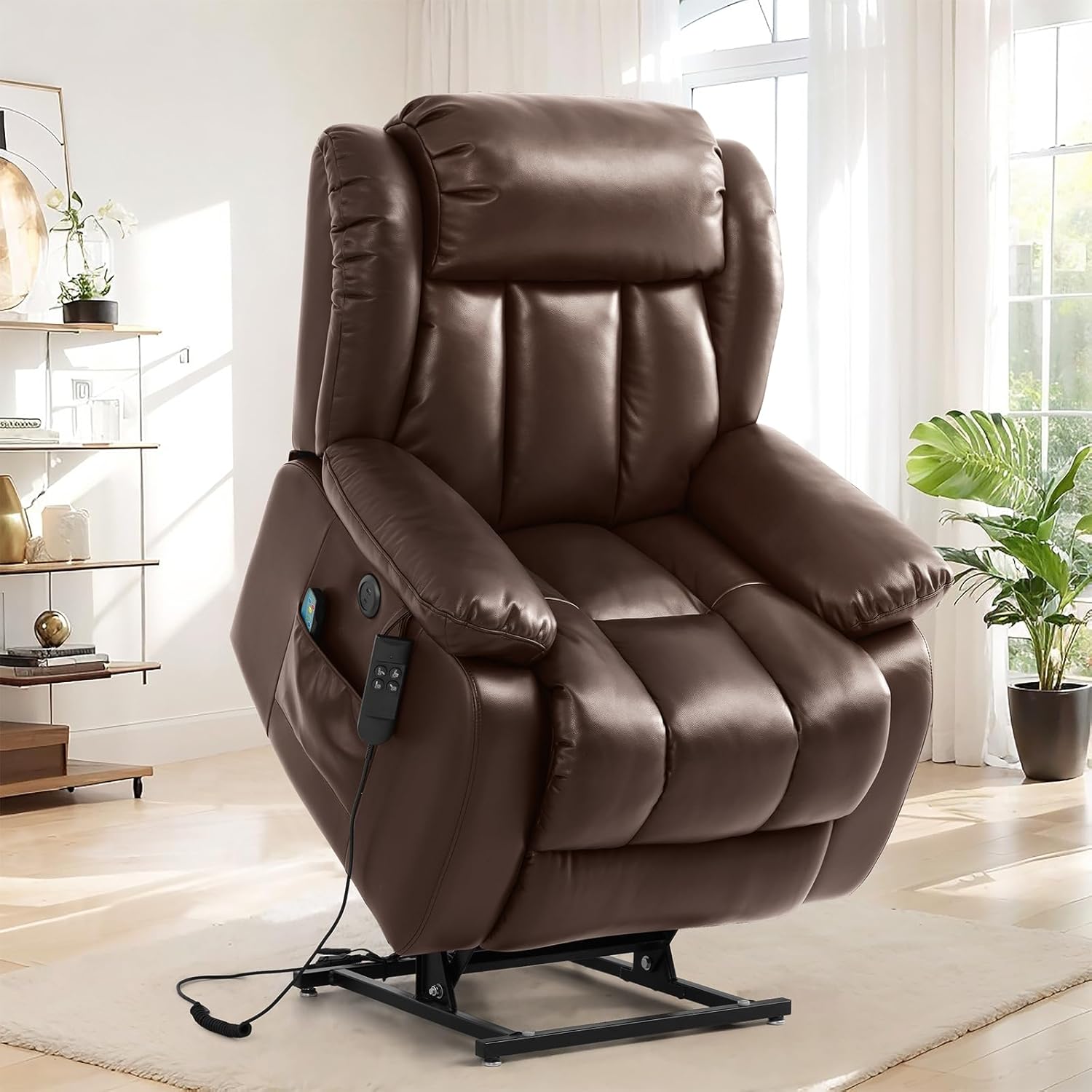 Amazon.com: COHOME Infinite Position Recliner with Massage and Heating ...