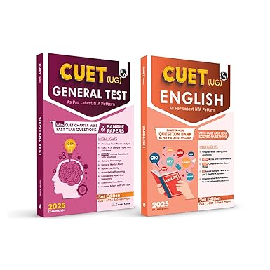 PW CUET (UG) General Test and English 2025 Combo Set of 2 Books l ...
