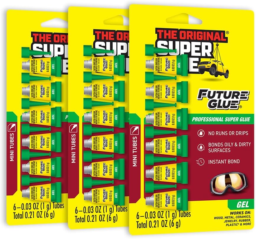 Amazon.com: Super Glue 15175 Mini Single Use Tubes 5-Pack : Industrial ...