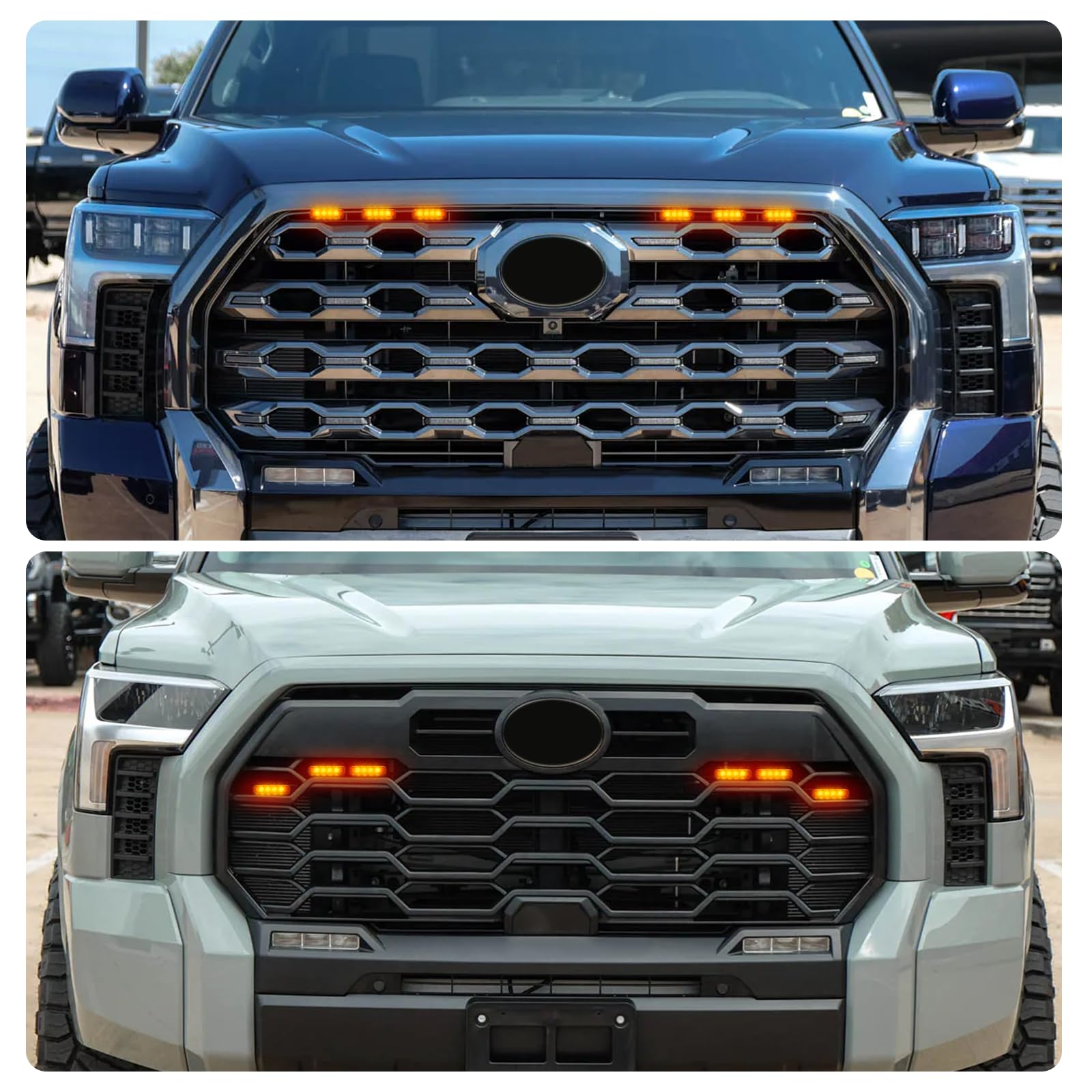 Snapklik.com : LED Grill Lights For 2022 2023 2024 Toyota Tundra Raptor ...