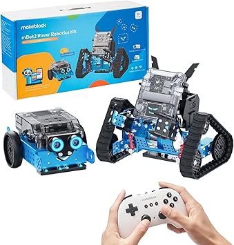 Amazon.com: Makeblock mBot2 Rover Emo Robot Programming for Kids ...