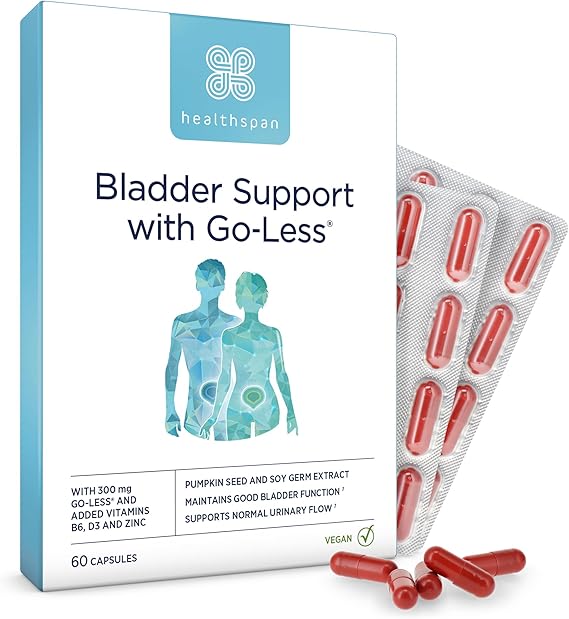 Healthspan Bladder Support with Go-Less® | Supports Good Bladder Health ...