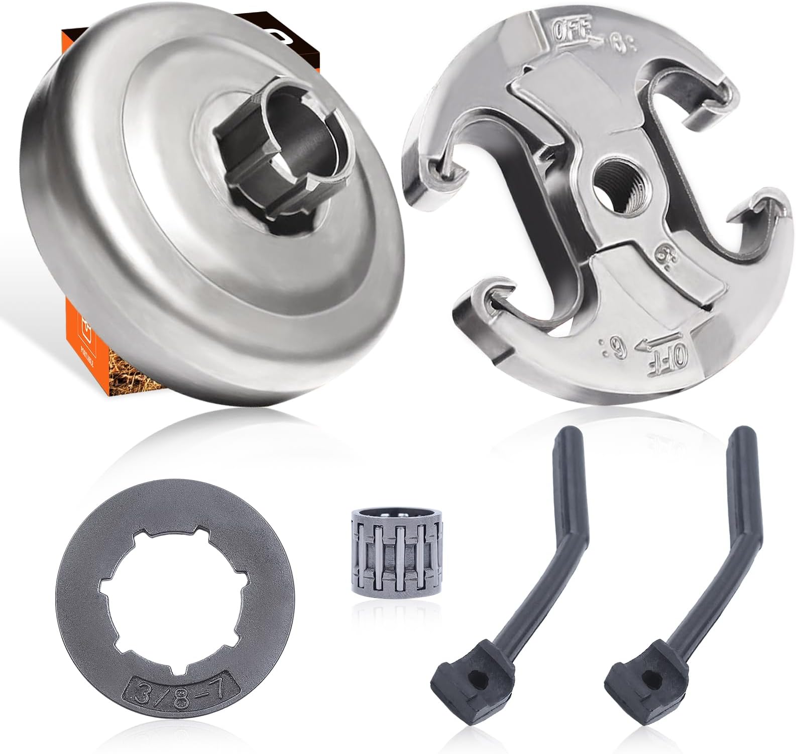 Amazon.com: Husqvarna 537286301 Chainsaw Clutch Cover with Brake 455 ...