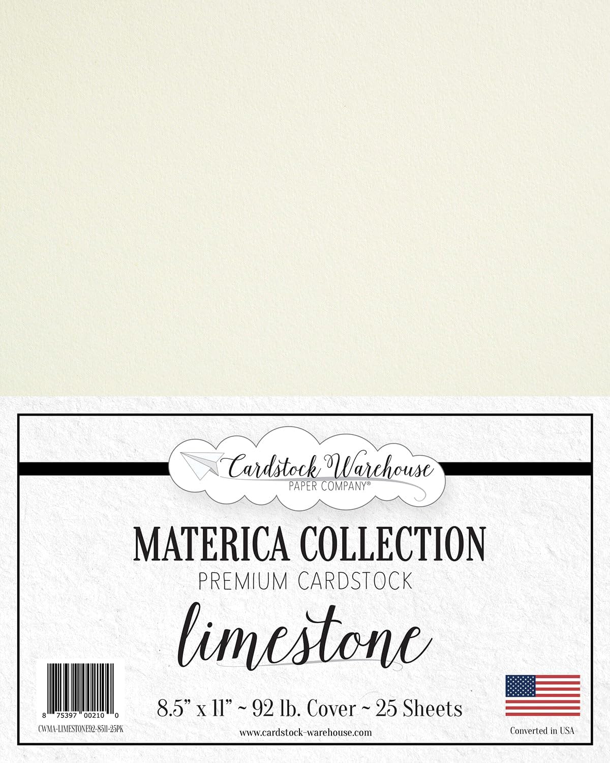 Amazon.com: Cardstock Warehouse Materica Limestone Beige - 8.5 x 11 ...
