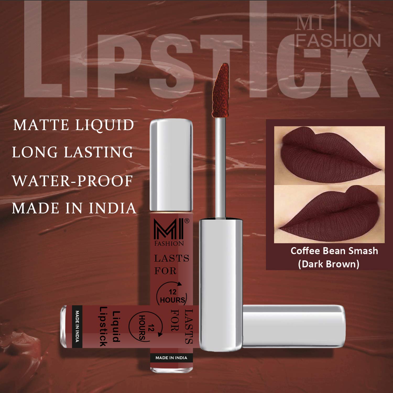 Buy MI Fashion Made in India Lipstick Combo Offers 100% Veg Long ...