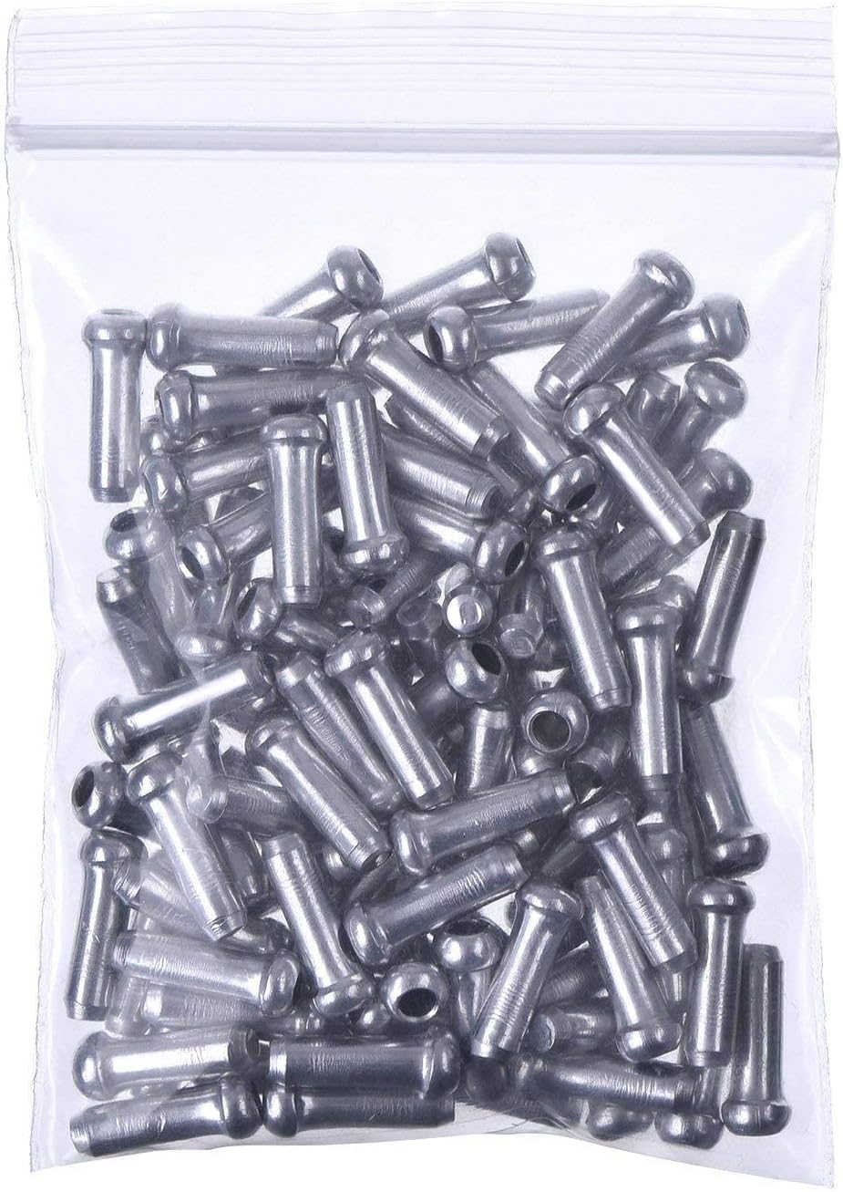 20pcs Bike Cable Ends Brake Cable Ends,Bike Cable End Caps,Cycle Alloy ...