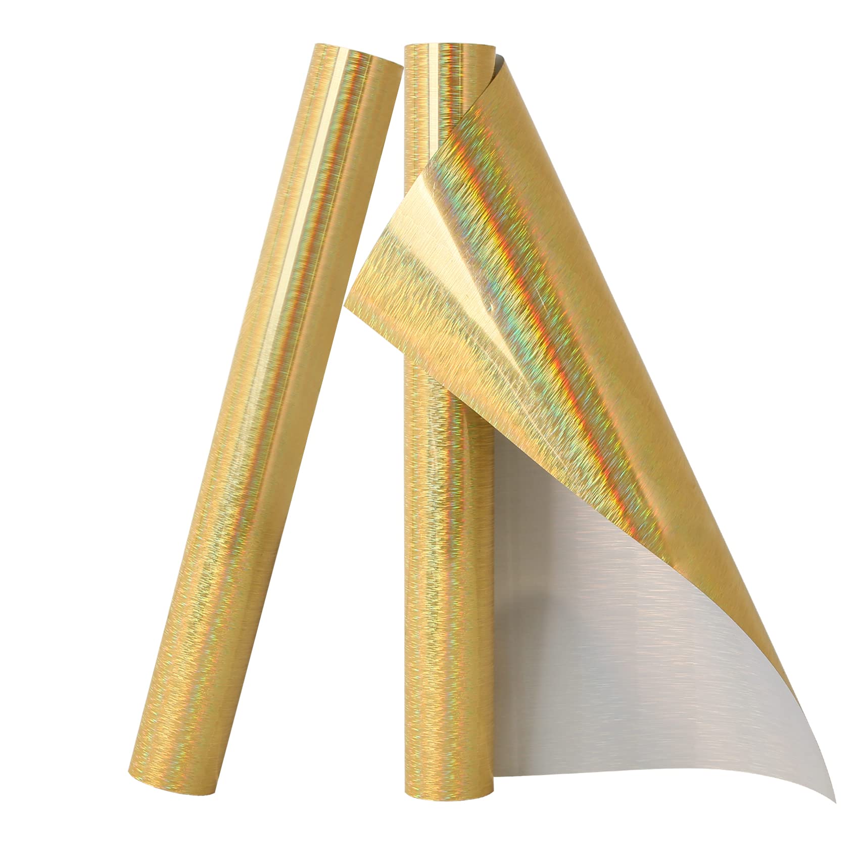 Snapklik.com : TORC Holographic Gold HTV Heat Transfer Vinyl Roll Of 2