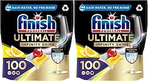 Finish Ultimate Infinity Shine Dishwasher Tablets bulk | Scent : Lemon ...