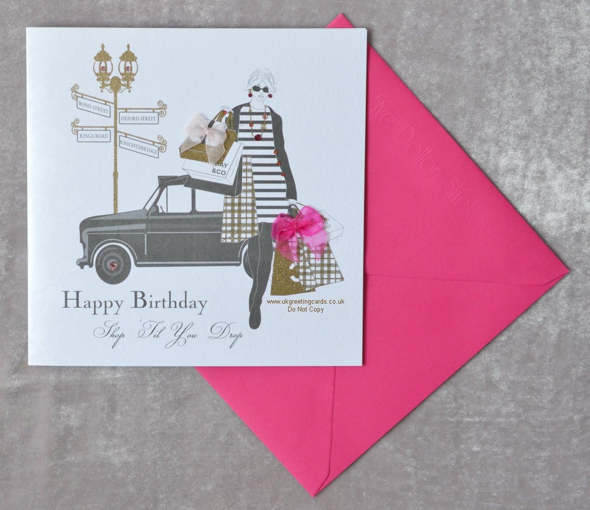 Amazon.com: Happy Birthday - Shop Til You drop Handmade Open Birthday ...