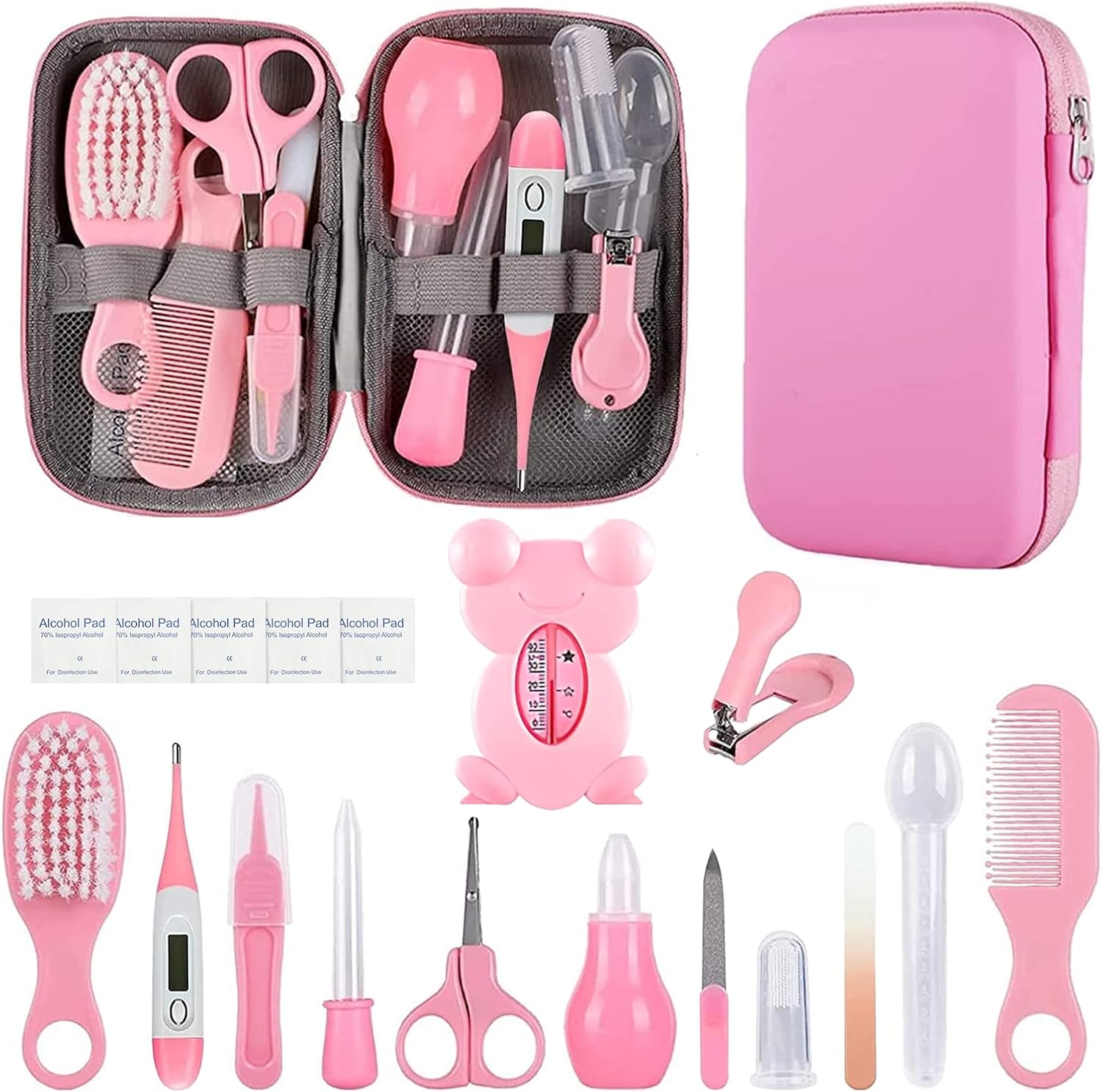 Amazon.com: Baby Grooming Kit, Infant Safety Care Set with Hair Brush Comb Nail Clipper Nasal ...