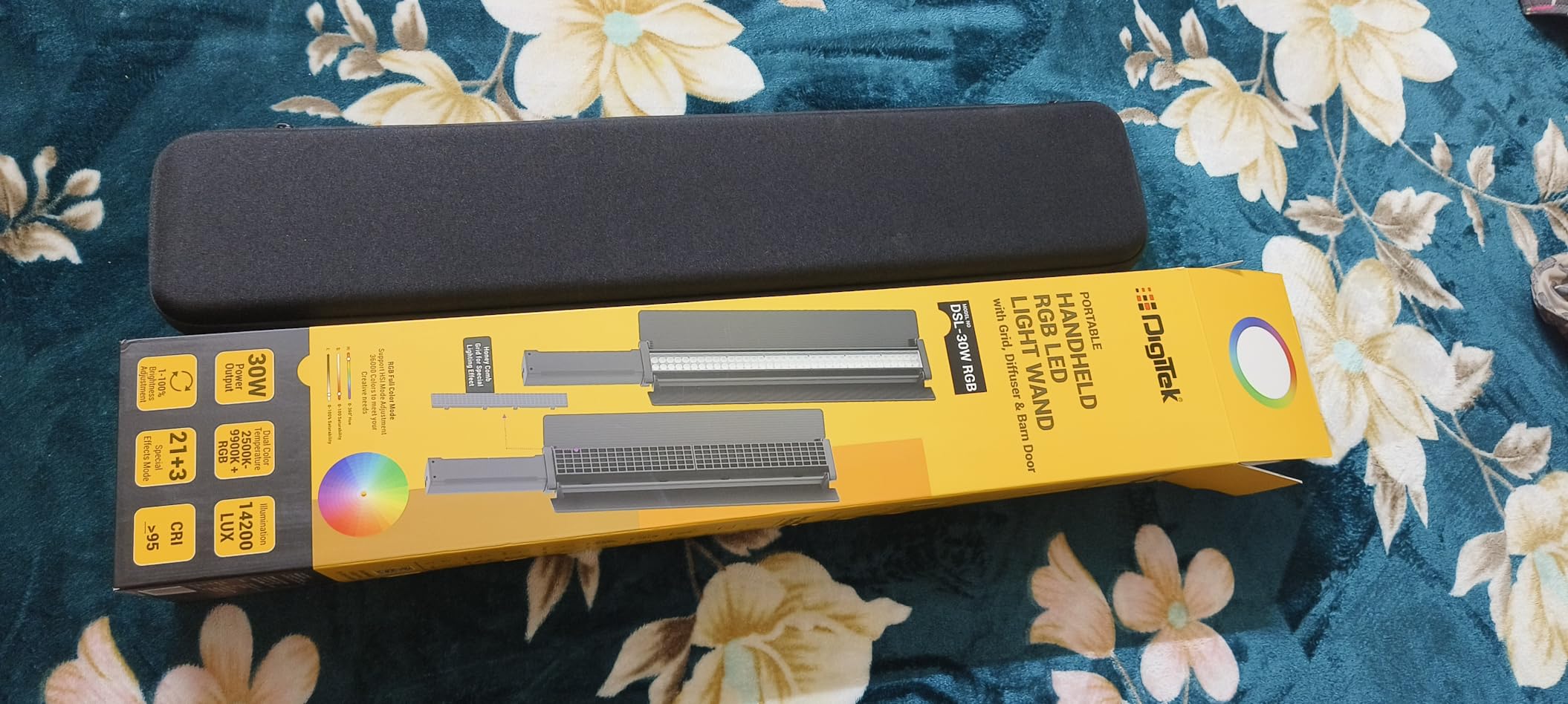 DIGITEK® (DSL-30W RGB) Stick Light Portable Handheld RGB LED Light Wand ...