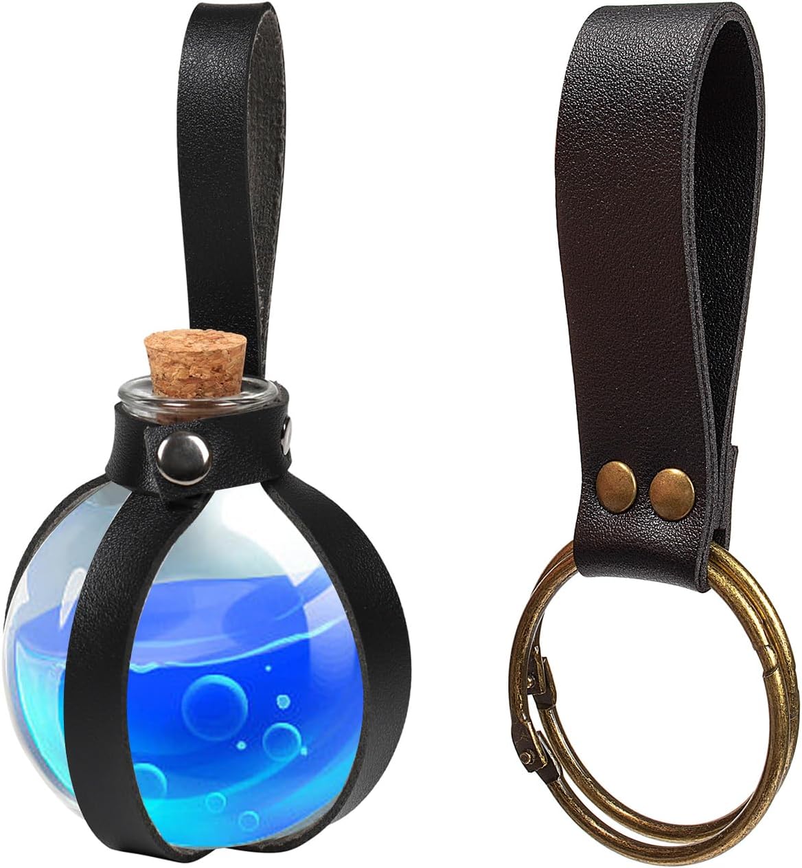 Amazon.com: SUMGOGO Dark Magic Cork Potion Bottle Halloween Cosplay Ren ...