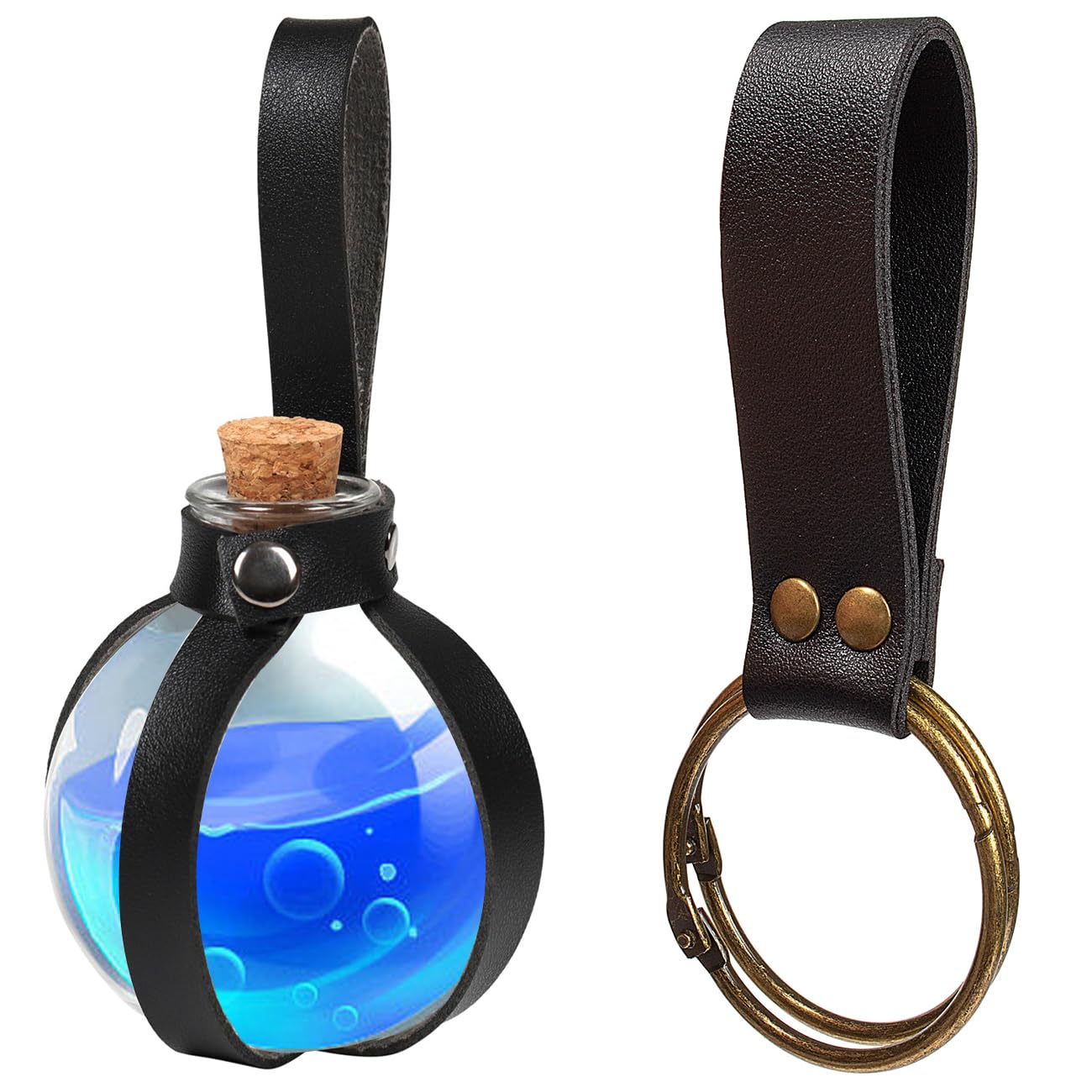 Amazon.com: SUMGOGO Dark Magic Cork Potion Bottle Halloween Cosplay Ren ...