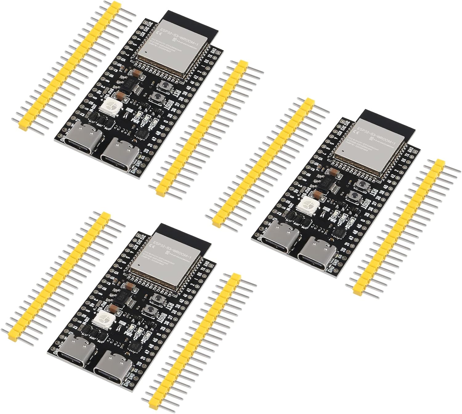 Amazon.co.jp: ESP32-S3-DevKitC-1-N8R2 ESP32-S3 Type-C開発ボード Wi-Fi + BLE ...