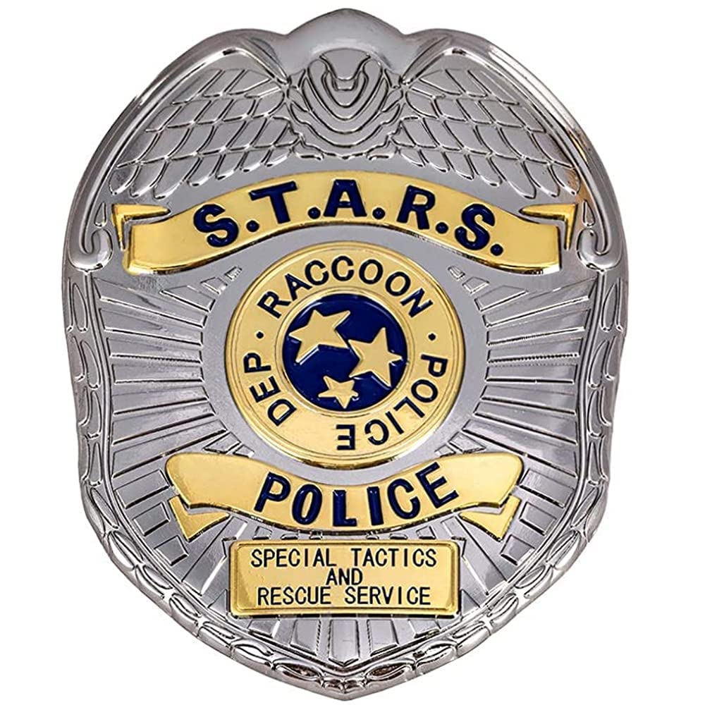Buy EIKOUResident Evil 2 Remark RPD Pin Badge S.T.A.R.S Badge Shield ...