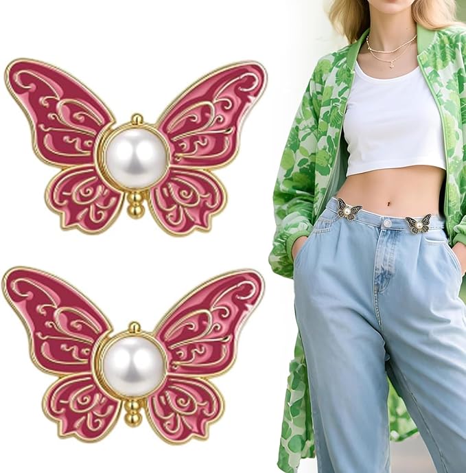 Amazon.com: 2-Pack Detachable Butterfly Clips, Detachable Butterfly ...