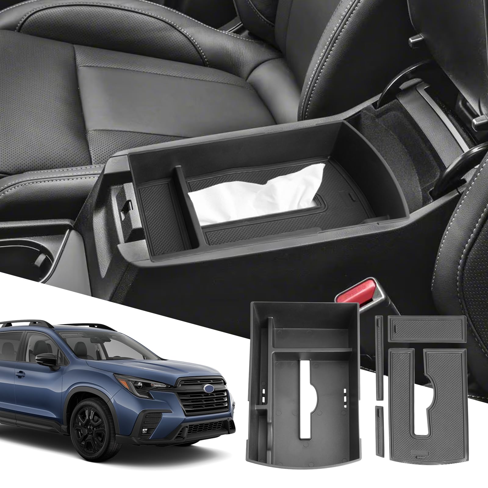 Amazon.com: SXCY for 2024 Subaru Ascent Center Console Organizer for ...