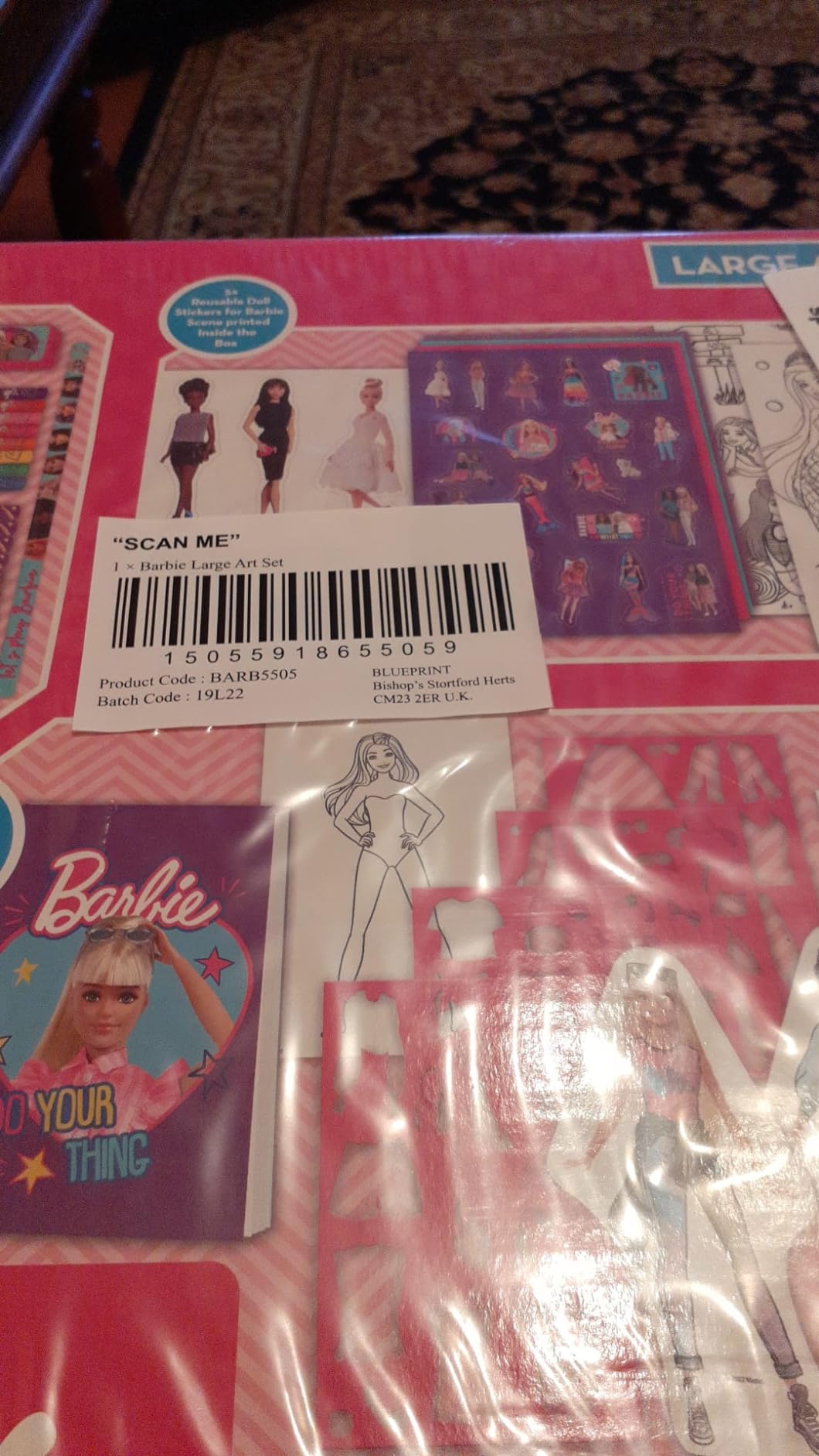 Barbie Large Art Set | Mega Art Set | Kids Art Set | Barbie Colouring ...