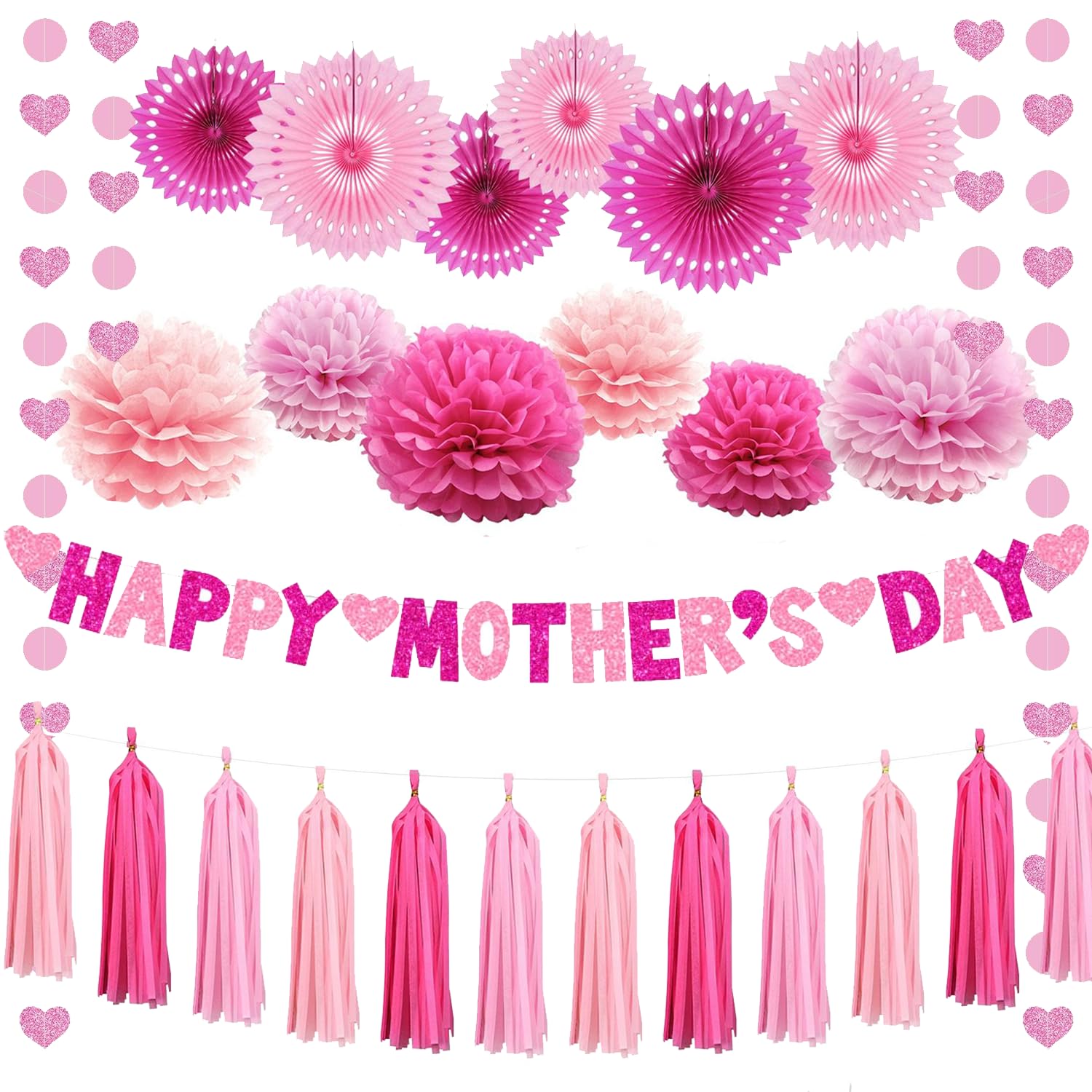 Snapklik.com : Mothers Day Party Decorations Set Happy Mothers Day ...