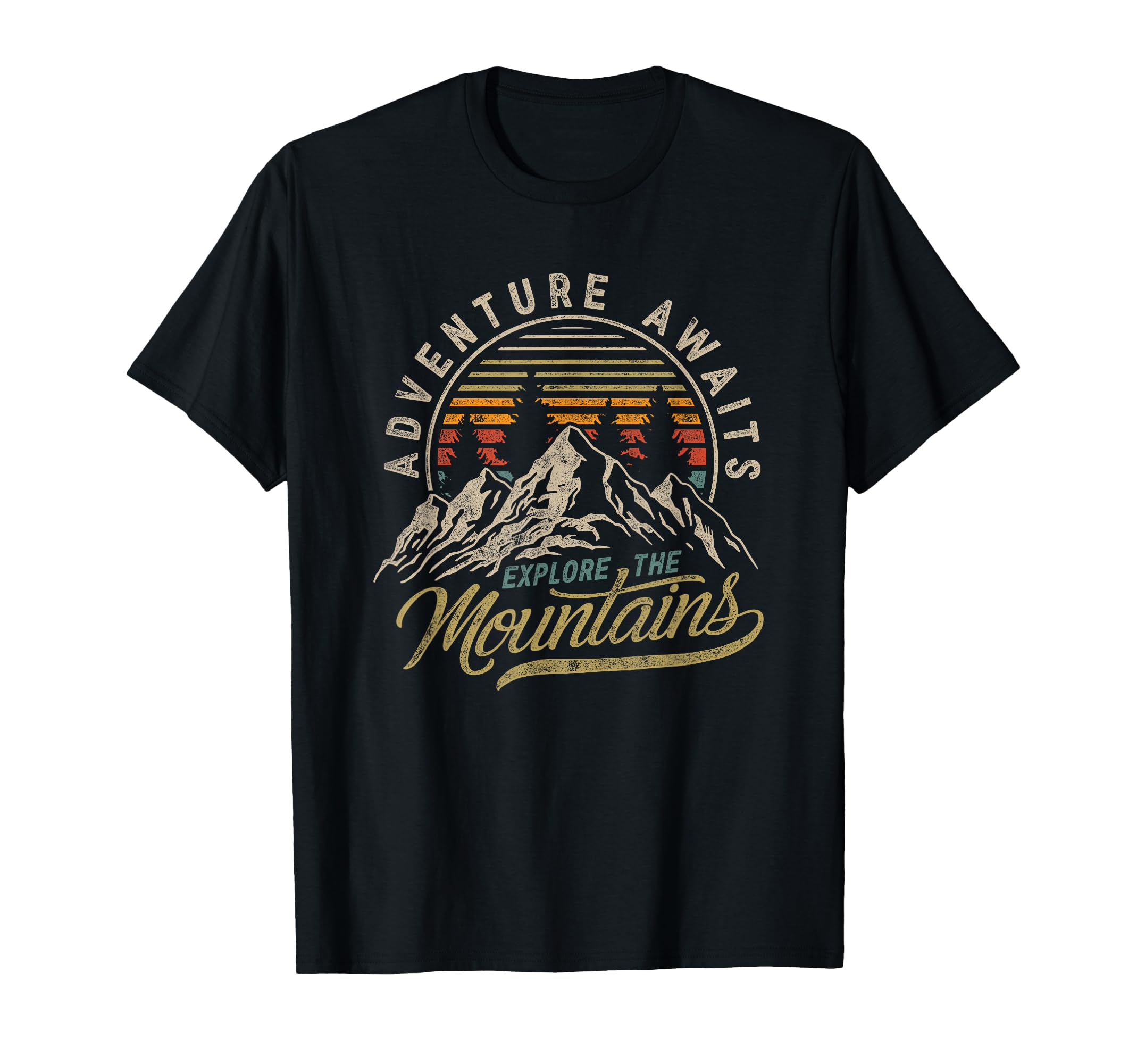 Amazon.com: Outdoor Adventure Retro Vintage Camping Hiking Mountain T ...