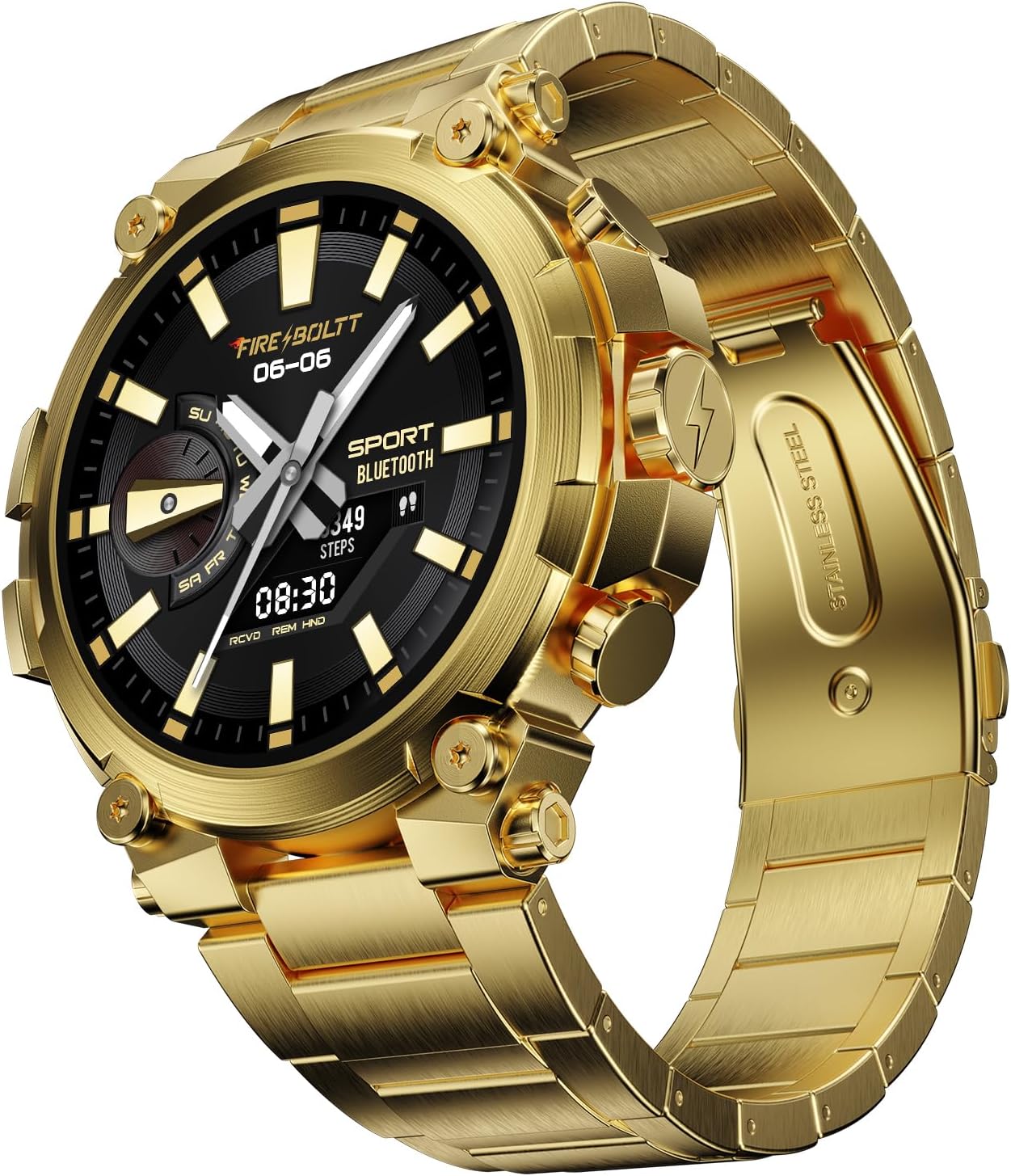 Fire-Boltt Onyx- 36.3mm AMOLED Always On Display Smart Watch, 466 * 466 ...