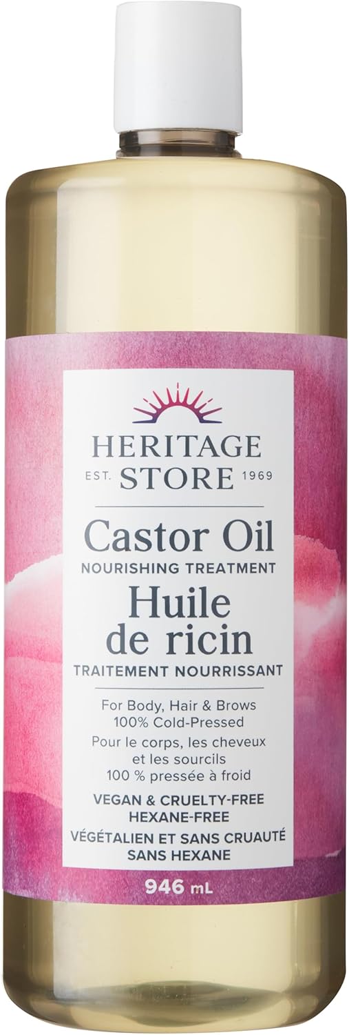 Heritage Store Castor Oil - Nourishing, Versatile Natural Oil