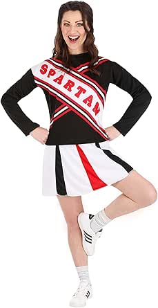 Amazon.com: Women's Saturday Night Live Spartan Cheerleader Costume ...