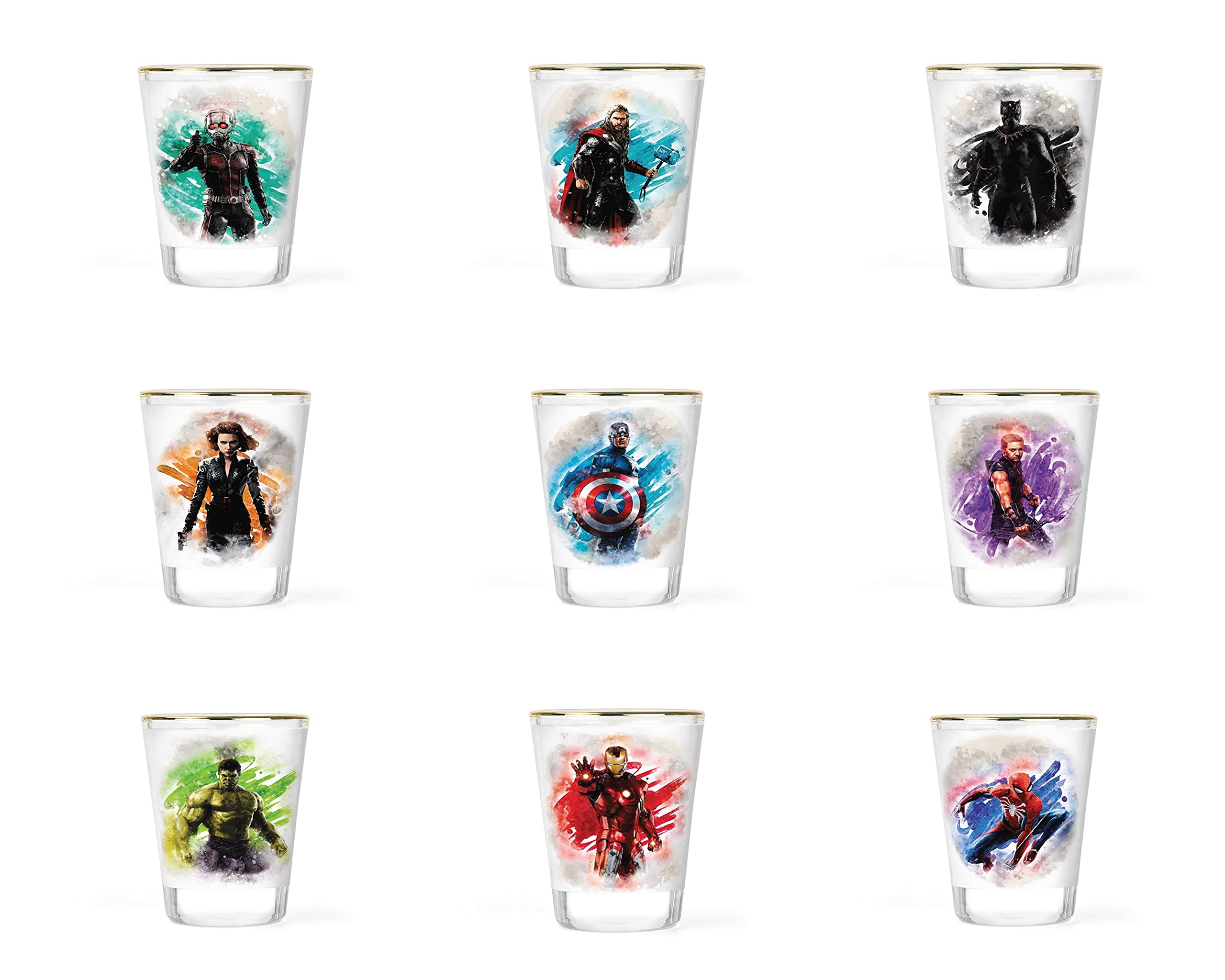 Buy Superhero Glasses - Antman - Black Panther - Black Widow - Captain ...