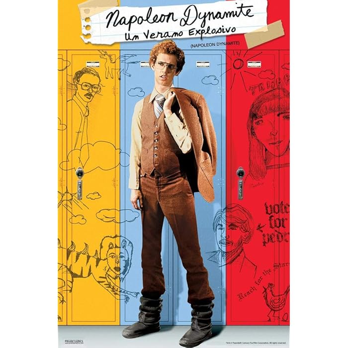 Buy Napoleon Dynamite Movie One Sheet Funny College Deb Pedro Laminated ...