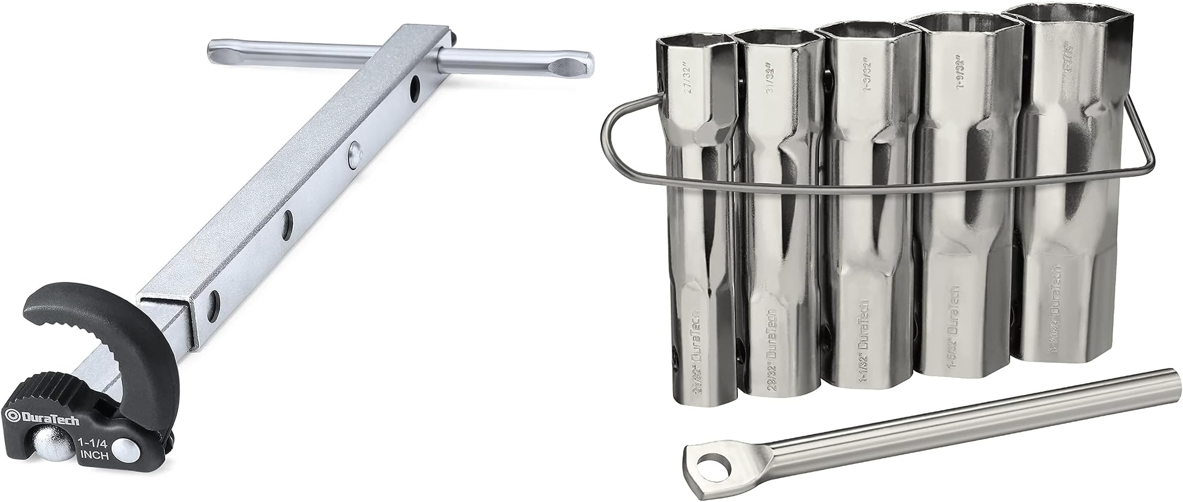 DURATECH Telescoping Basin Wrench&Shower Valve Socket Wrench Set ...