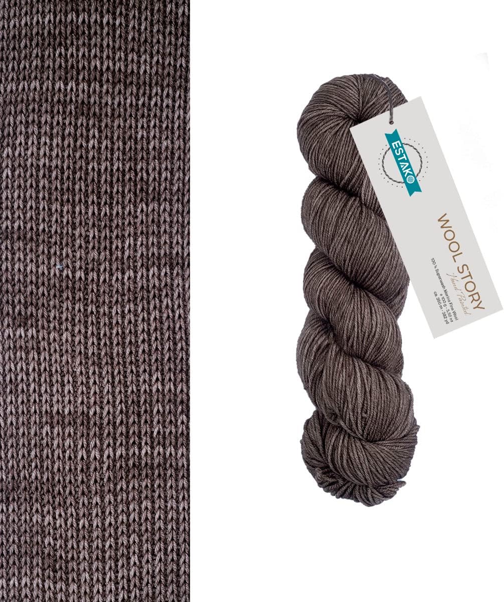 Amazon.com: Estako Wool Story Hand Painted 100% Superwash Merino Wool ...