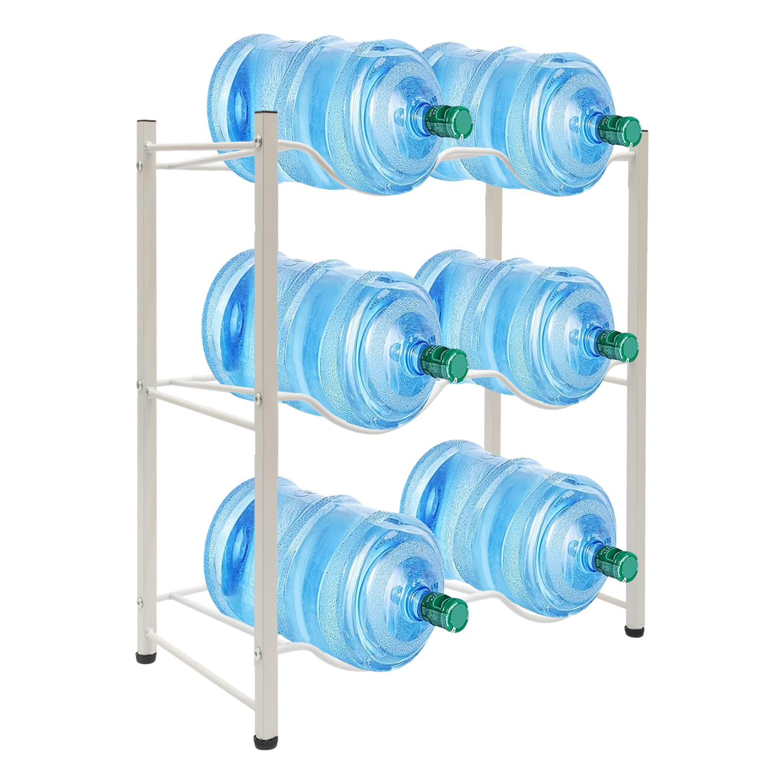 Amazon.com: Water Cooler Jug Rack, 3-Tier Heavy Duty Water Bottle ...