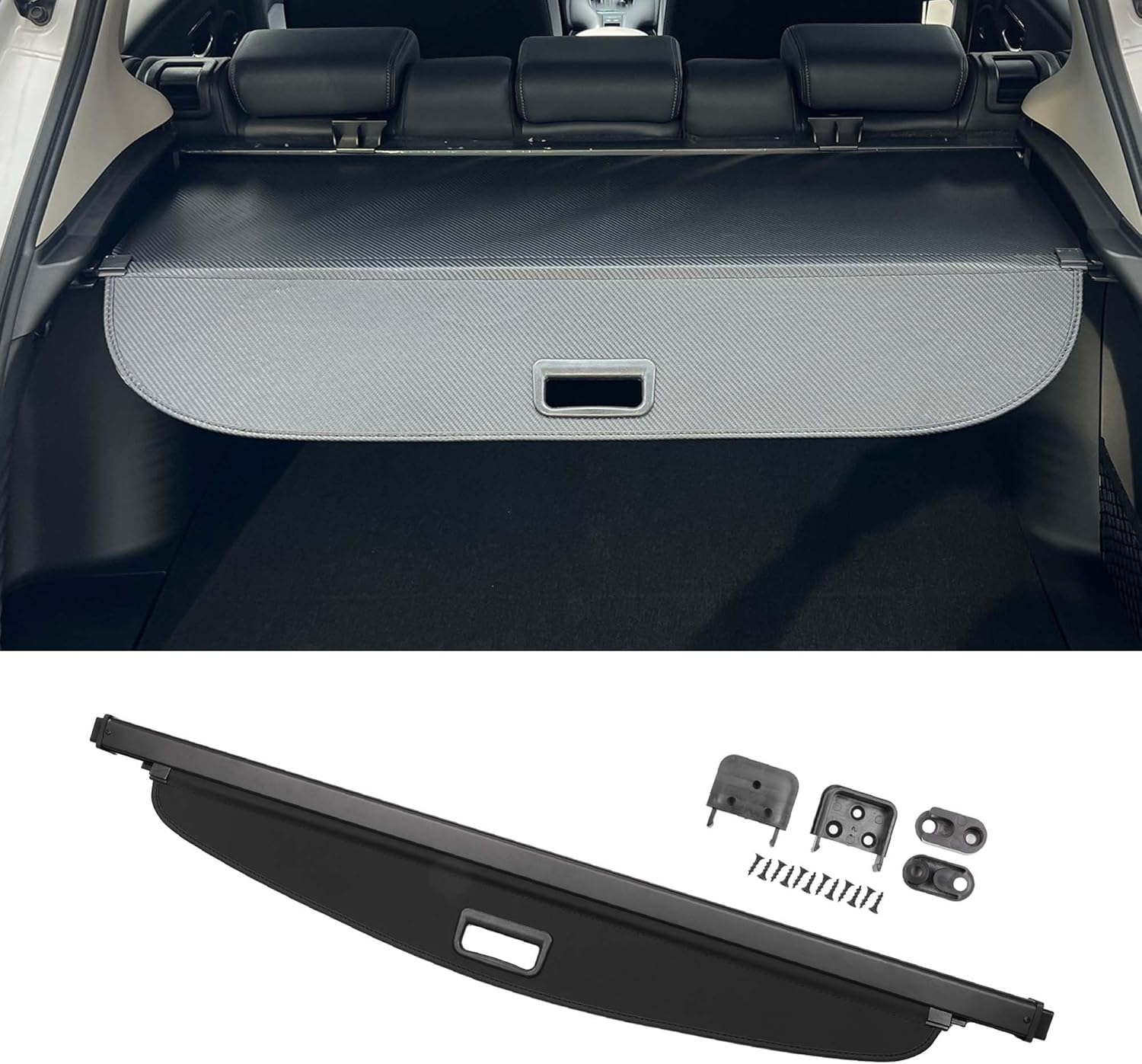 Amazon.com: Motoforti Car Trunk Retractable Cargo Cover for Kia Seltos ...