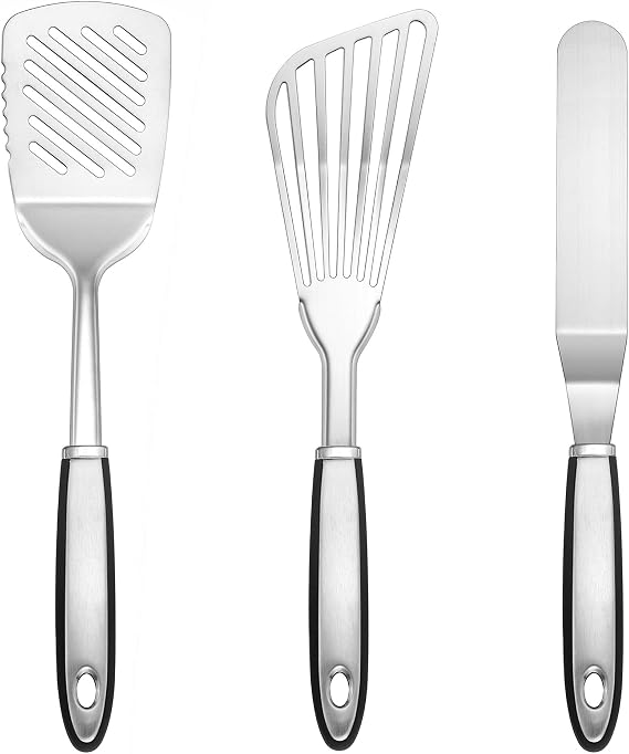 Amazon.com: To encounter Stainless Steel Spatula Set Flexible Fish ...