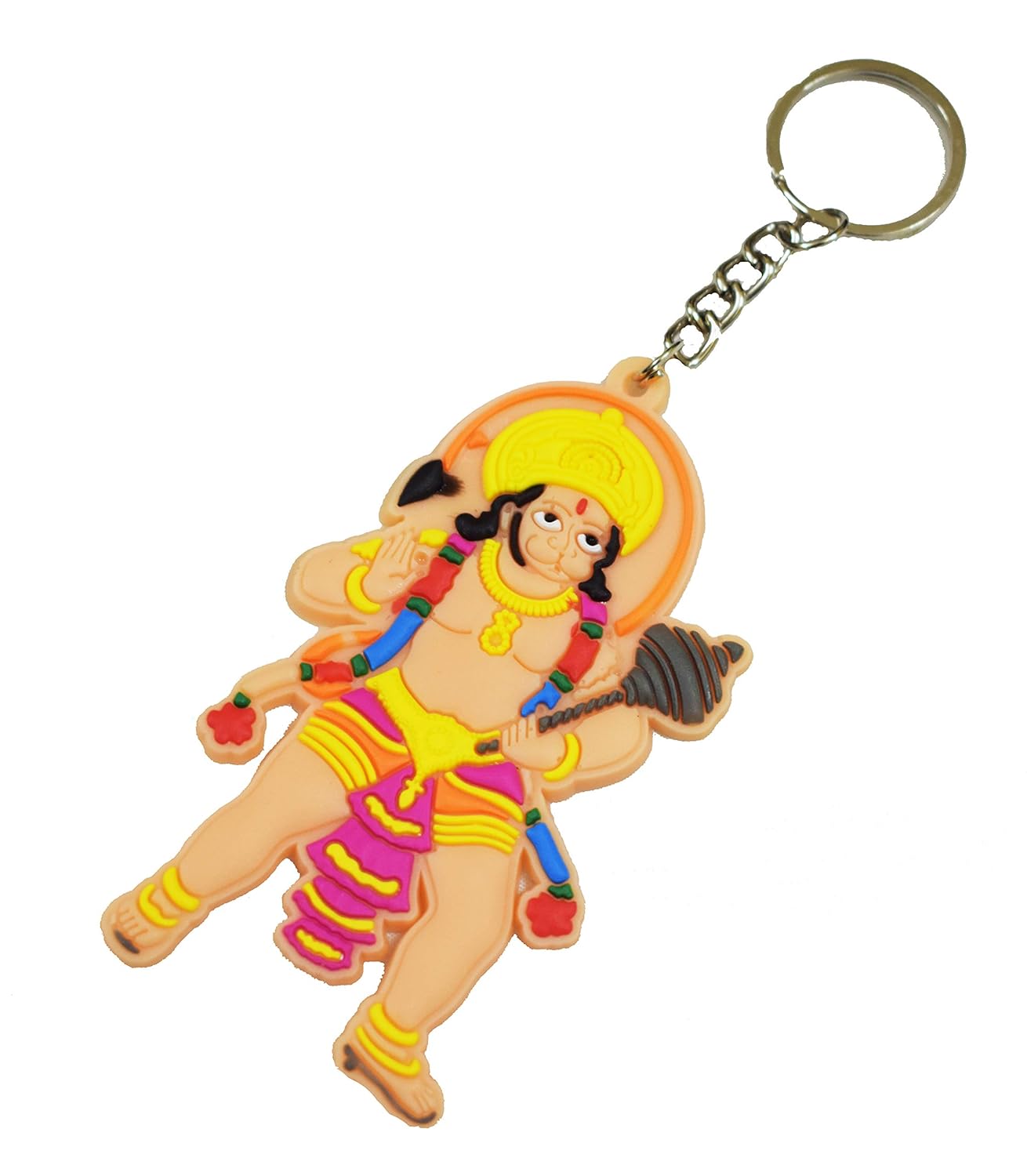 VRINDAVANBAZAAR.COM Hanuman- Bajrang Bali Key Ring : Amazon.in: Bags ...