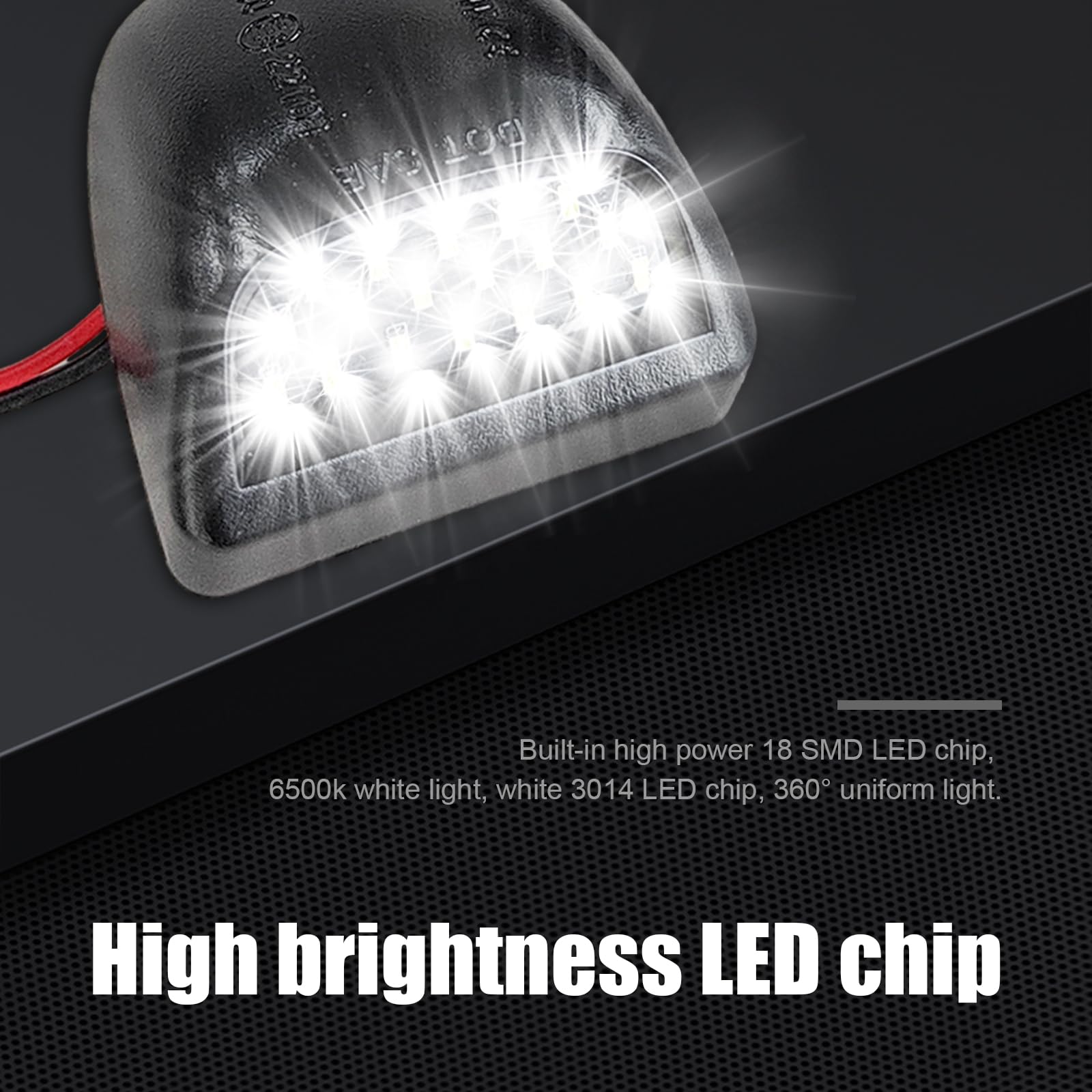 Snapklik.com : Augeny 2 PCS Full LED License Plate Light Tag Lamp ...