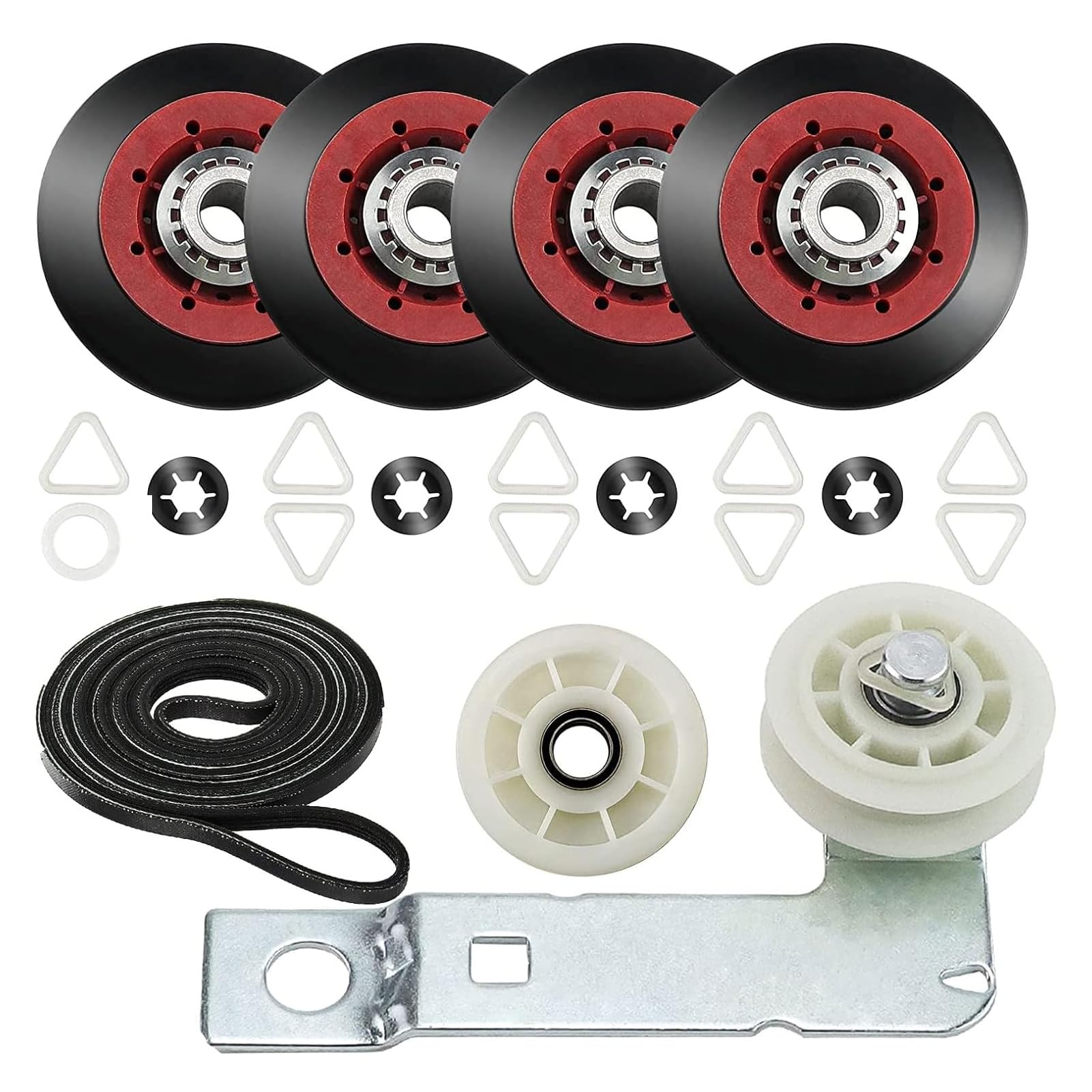 Amazon.com: 4392067 Dryer Repair Kit and W10837240 Dryer Idler Pulley ...