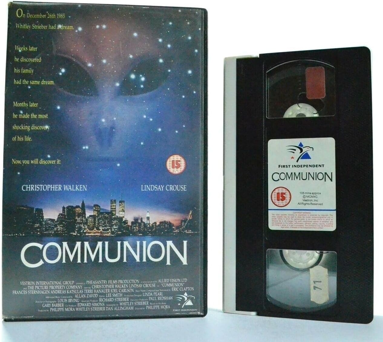 Amazon.com: Communion [VHS] : Christopher Walken, Lindsay Crouse ...