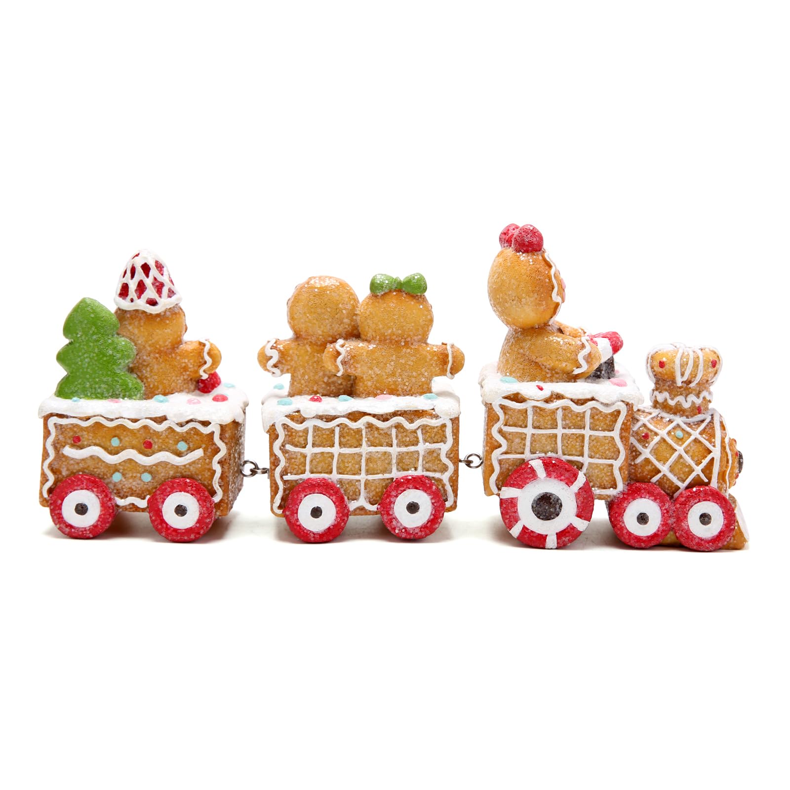 Hodao 9.25â€? Length Christmas Gingerbread Man Train Decorations Xmas ...