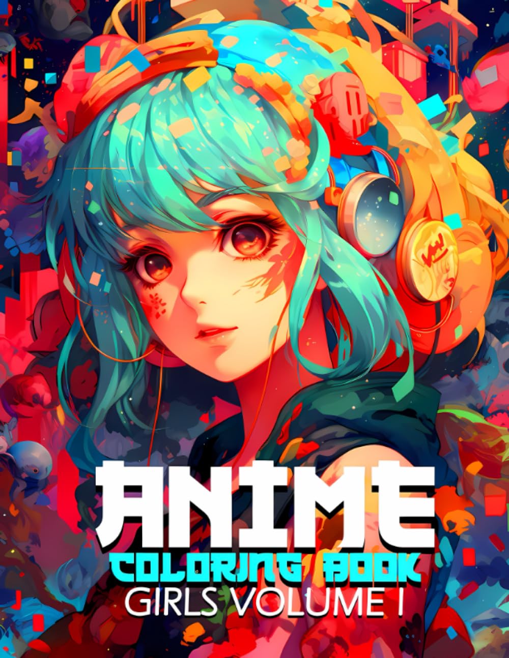 Amazon.com: Anime Coloring Book: Girls Volume 1 | 50 Stunning ...