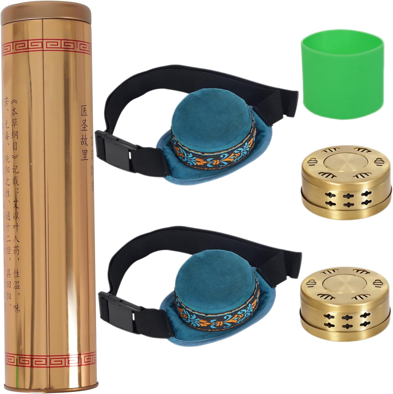 Amazon.com: HORLORFE 7 PCS Moxibustion Kit, 2 Smokeless Copper Moxa ...